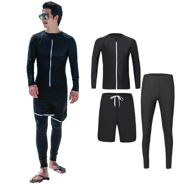 (Candy Kiosk) ラッシュガード メンズ レディース 水着 上下セット 長袖 前開き フィットネス ビーチ 水泳 温泉 UVカット 吸汗速乾 通気性 水陸両用 男女兼用商品コード：66079912677型番：Candy-Kiosk...