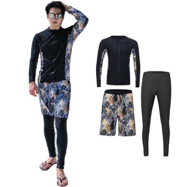 (Candy Kiosk) ラッシュガード メンズ レディース 水着 上下セット 長袖 前開き フィットネス ビーチ 水泳 温泉 UVカット 吸汗速乾 通気性 水陸両用 男女兼用商品コード：66079912691型番：Candy-Kiosk...