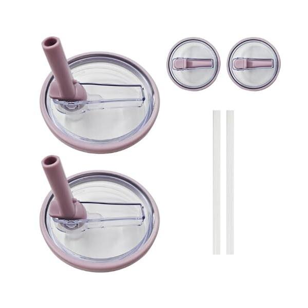 40オンス 交換用蓋 Stanley Quencherタンブラーフリップストロー用、こぼれ防止蓋アクセサリー2点、ハンドル付きスタンレー用、漏れ防止防滴交換用カバーキャップ、スタンレー用(j)商品コード：66079918437型番：hカラー...