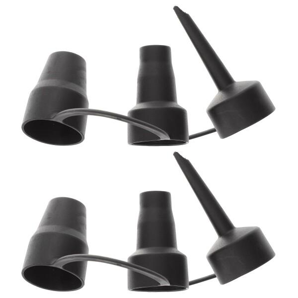 TOYMYTOY 空気入れ ノズル エアーポンプ ノズル 電動エアーポンプ 空気入れ 3種 ノズル交換用 2セット商品コード：66079918457ユニークなスリーインワン設計:3サイズの取り外し可能なノズルを1つにまとめており、さまざまな...