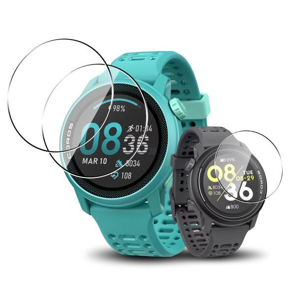 対応 COROS（カロス）PACE 3 ガラスフィルム フィルム 強化ガラス 日本旭硝子製素材 COROS PACE 3 用 スマートウォッチ 保護フィルム カバー ケース 高透過率 3D 高感度タッチ 気泡防止 簡単貼り付け商品コード：6...