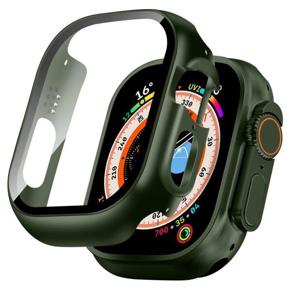 TEMEDO 対応 Apple Watch ケース 49mm Series 11/10/9/8/7/SE3/SE2/SE/6/5/4 Ultra 3/2/1 アップルウォッチ カバー PC素材 Apple Watch カバー 全面保護 二重...