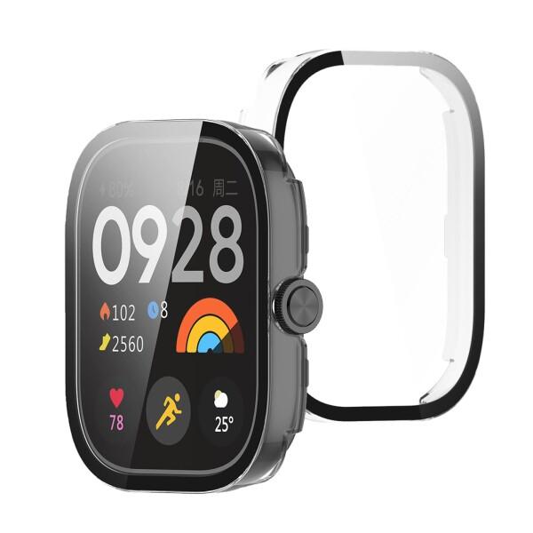 BUITFOU For シャオミ Redmi Watch 4 カバー Redmi Watch 4 ケース 超薄型 PC+ガラス素材 一体型 ファーウェイ xiaomi(シャオミ)Redmi Watch 4 ケース対応 全面保護 超薄型 装着...