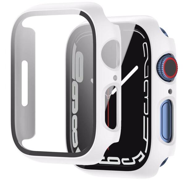 YAODLE Apple Watch ケース Series SE3/SE2/SE/6/5/4 44mm 対応 アップルウォッチ 専用 保護ケース PC素材 カバー ガラスフィルム一体型 全面保護 二重構造 防塵 日本旭硝子材 キズ防止 軽量...