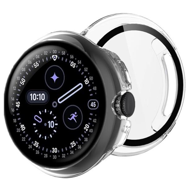 BUITFOU For Google Pixel Watch 4 カバー 41MM Pixel Watch 4 カバー 超薄型 PC+ガラス素材 一体型 全面保護 超薄型 装着簡単 耐衝撃 高透過率 指紋防止 傷防止（41MM,クリア）商品...
