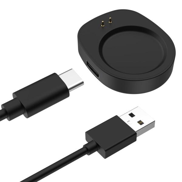 MoKo Amazfit Active Max/Balance2/Balance/Amazfit T-Rex3/T-Rex 3 Pro/Helio Strap 用 充電器 アダプタ*1+ケーブル(1M)*1 セット 磁気吸着 充電ケーブル ...