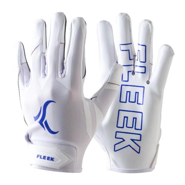 FLEEK EXTRA-FIT GLOVES 2.0 ホワイト・ロイヤルブルー アメリカンフットボール 進化グリップ 高フィット感 アメリカンフットボール用 白青 (XL)商品コード：66079930302サイズ：XLカラー：ホワイトブルー...