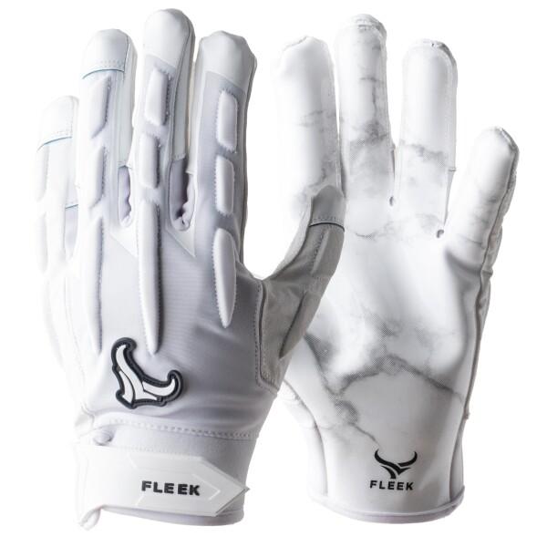 FLEEK FORCEPAD GLOVES マーブルホワイト アメリカンフットボール ラグビー アメフト グローブ エリート レシーバー 大人用 スポーツグローブ ホワイト (S)商品コード：66079930311型番：ホワイトサイズ：Sカ...