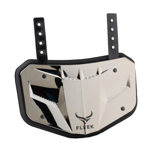 FLEEK フットボール バックプレート V3 クロームシルバー 怪我予防 ショルダーパッド アメリカンフットボール アメフト 銀色商品コード：66079930322型番：003カラー：白色エアホール付きクッション構造で通気性を確保、蒸れを...