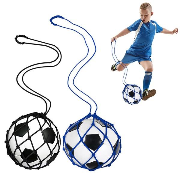 ボールネットバッグ 多機能網袋 バスケットボール・サッカー・バレーボール用 持ち運び便利 収納保管に最適? (黒色＋青色)?(2 個セット)?商品コード：66079931908型番：2025-0808-14カラー：ブルー＋ブラック【製品仕様...