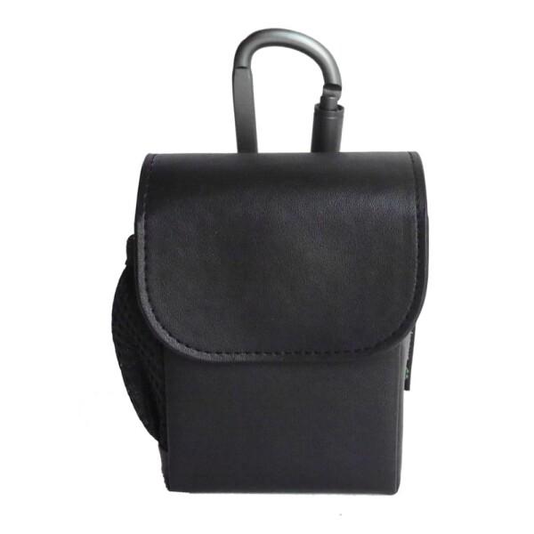 GOLF GEARS ゴルフ 距離測定器 専用ケース ボール収納 ティ―収納ポケット カラビナ付き (ブラック, NikonCOOLSHOT PROII STABILIZED専用)商品コード：66079934759型番：cv023サイズ：【...