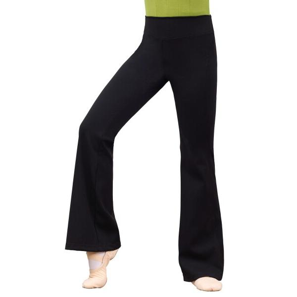 (Daydance) キッズ ジュニア バレエパンツ ダンス フレキシブル レギンス 普段着 フレアダンスパンツ ブラック商品コード：66079936144サイズ：155 身長150-155cmカラー：ブラックプレミアムナイロン素材: 軽量...