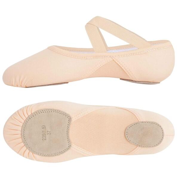 (Daydance) 女の子用バレエシューズ、子供/大人用ストレッチバレエスリッパ、ダンス、ジムナスティックパフォーマンス用商品コード：66079936709サイズ：17.0 cmカラー：ライトピンクDaydance 女の子用のバレエシュー...
