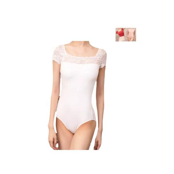 ProDance(プロダンス) レース ハーフカップ バリエーション バレエレオタード レディース PLHA008B (XL(170), ホワイト)商品コード：66079936860サイズ：XL(170)カラー：ホワイトストアから全商品見れ...