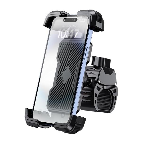 2023改良版 Grefay 片手操作 自転車用 スマホ ホルダー スタンド 簡単取付 ロードバイク ワンタッチ スマートフォンホルダー, 自転車携帯ホルダー, 自転車すまほホルダー, クロスバイク用 携帯置き , サイクリング フォルダー...