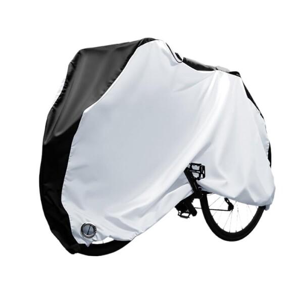 vialifer 自転車カバー 防水 厚手 破れにくい 210D バイクカバー 大型 電動自転車 カバー 防風バックル ロック穴付き 撥水 防塵 耐熱 UV加工 紫外線防止 盗難防 雨雪対応でき 29インチまで対応 収納袋付き (シルバー)...