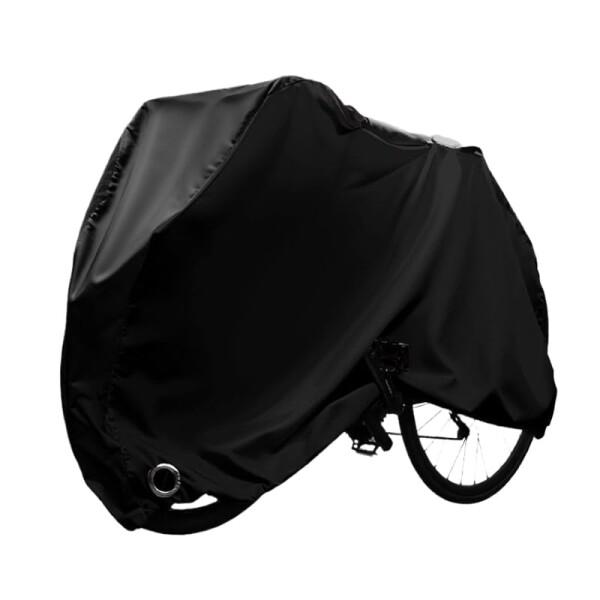 vialifer 自転車カバー 防水 厚手 破れにくい 210D バイクカバー 大型 電動自転車 カバー 防風バックル ロック穴付き 撥水 防塵 耐熱 UV加工 紫外線防止 盗難防 雨雪対応でき 29インチまで対応 収納袋付き (ブラック)...