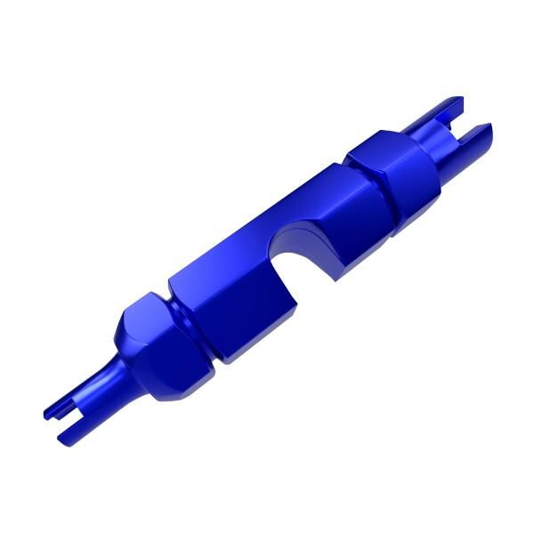 BOROLA 自転車 バルブ ツール メンテナンス用品 仏式/米式バルブ用レンチ (ブルー)商品コード：66079938909型番：B-BF01-Eカラー：ブルーシュレーダーと取り外し可能なプレスタバルブで動作します(すべてが取り外し可能で...