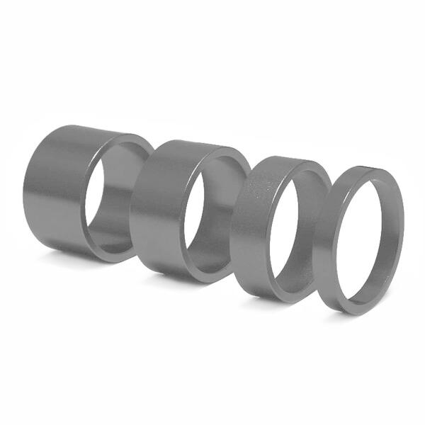 Hosioe 4ピース/セットアルミ自転車ヘッドセットワッシャーマウンテン自転車フロントフォークワッシャーバイクステムハンドルバースペーサーリングガスケット商品コード：66079942177