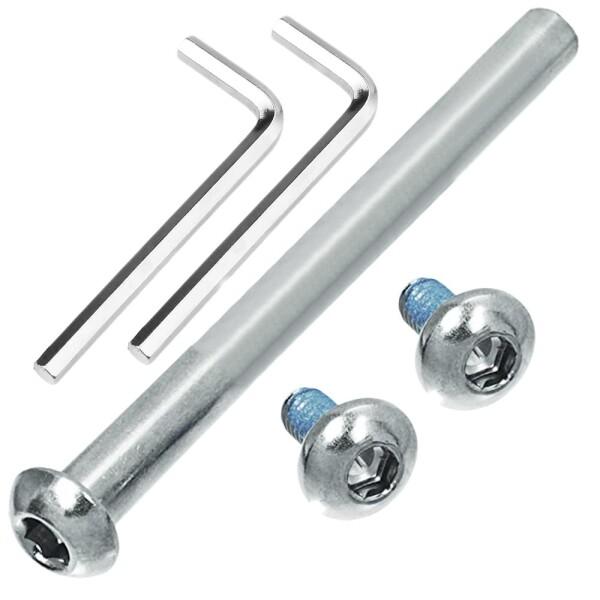 M8 x 95mm 子供 スクーター ホイールネジ商品コード：66079942856?【素材】ネジボルトは高品質のスチール製で、耐酸化性と耐腐食性が高く、丈夫で耐久性があり、長寿命です。?【互換性】長さ95mm、ベアリングボア径8mmに適し...