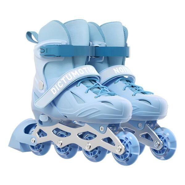 (zroflu)インラインスケート ローラースケート子供用 サイズ調節可能・防具&amp;ブレーキ付きインラインシューズ ローラーブレード 安全 通気性 耐久 女の子 男の子 キッズ 初心者向け 男女共用 かわいい 人気 贈り物 お祝い プ...