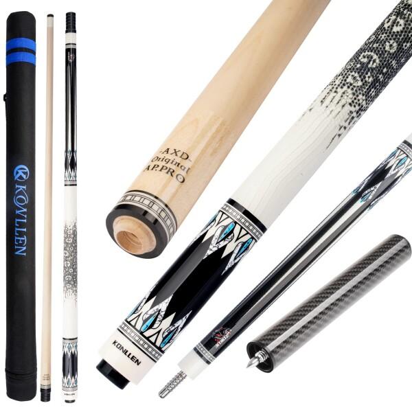 KONLLEN プールキュースティック147cmビリヤードキュースティック10.5mm、11.5mm、12.5mm キューヘッドXTC フェルールエクステンションキューバッグ商品コード：66080053653サイズ：12.5mmカラー：Dr...