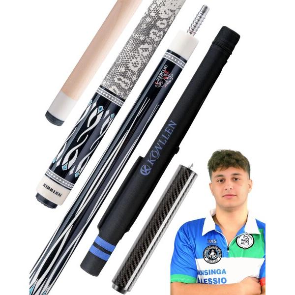 KONLLEN プールキュースティック147cmビリヤードキュースティック10.5mm、11.5mm、12.5mm キューヘッドXTC フェルールエクステンションキューバッグ商品コード：66080053654サイズ：12.5mmカラー：Dr...