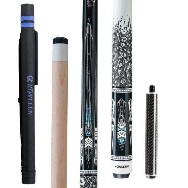 KONLLEN プールキュースティック147cmビリヤードキュースティック10.5mm、11.5mm、12.5mm キューヘッドXTC フェルールエクステンションキューバッグ商品コード：66080053659サイズ：10.5mmカラー：Dr...