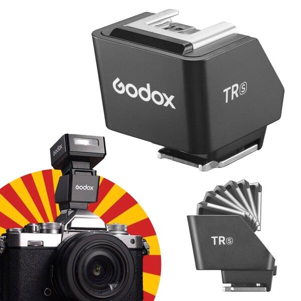 Godox TR-S TTLホットシューライザー X3 S iT30Pro S iT20 S iM22 iM20 iM30と互換性がある ミニフラッシュ用アクセサリー SONY カメラ用 0〜90°チルト調整 30mmかさ上げ TTL・HS...