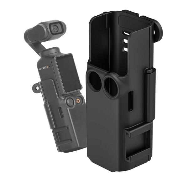 Kimyoaee Osmo Pocket 3 用 多機能ホルダー アダプター アクションカメラインターフェース 三脚 フラッシュマイク コールドシューインターフェース 拡張マウントアダプター ブラケット ブラケットオスモポケット3 用アクセ...