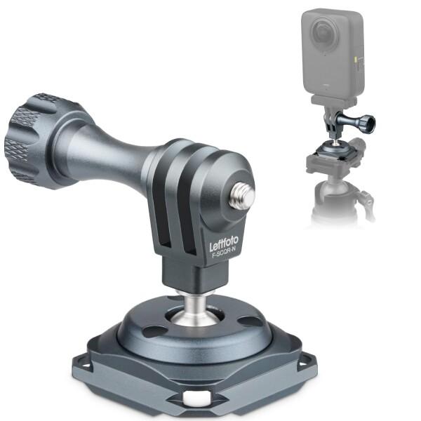 Leftfoto アクションカメラ チェストマウント アルカタイプ クランプベース GoPro DJI Osmo Action/Pocket Insta360用 ほとんどのスポーツカメラ スポーツ/アウトドア/アドベンチャー用商品コード：6...