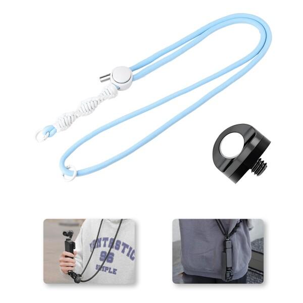 (BaraRose) カメラストラップ DJI Osmo Pocket 3/Action 5 Pro/4/3・INSTA360 X4/X3/X2・GO3/GO3S・Gopro シリーズ・Ace Pro シリーズ用 スポーツカメラネックストラ...