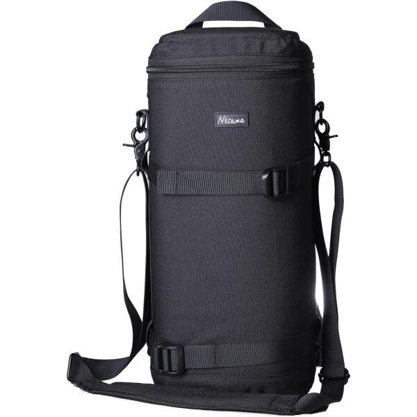 Nicama LB3 デラックス防水カメラレンズポーチケース 用のNikon AF-S 70-200mm ，用のCanon EF 100-400mm 100-500 70-200 180mm RF 600， 用のTamron SP 70-3...