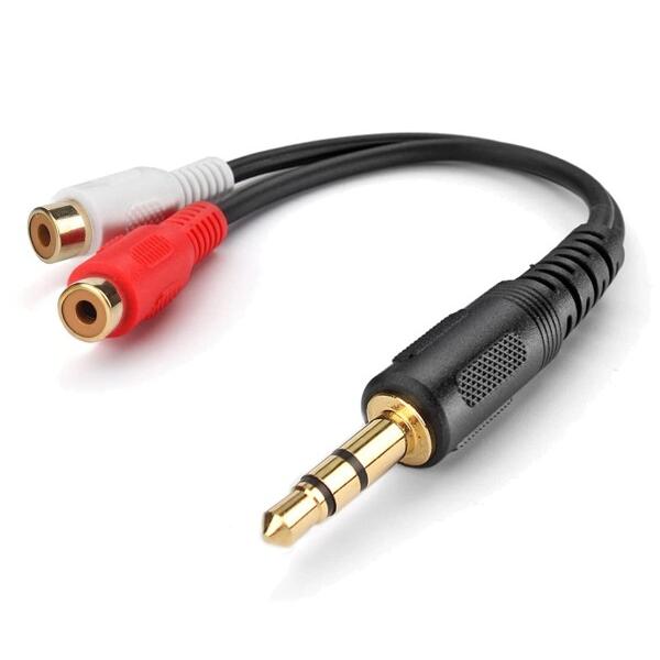 Sound Wave オーディオケーブル分配 変換ケーブル 3.5mm to RCA分岐コード 3.5mmミニプラグ 金メッキ コネクタ 0.24m 35M 2RCAF (1本)商品コード：66080067288型番：SW-Ca0369Mサ...