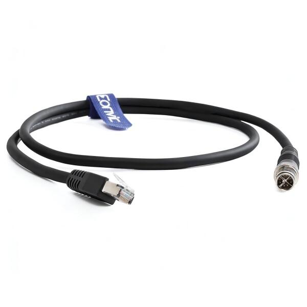 Eonvic Cognex 産業用イーサネットM12 XタイプからRJ45ハイフレックスケーブル(1M、ブラック）商品コード：66080068536型番：M12-X--8pinサイズ：1Mカラー：ブラック,グリーンM12 Xコード RJ45...