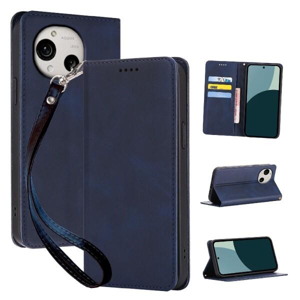 seninhi 対応 AQUOS R10 / R9 用の ケース 手帳型 アクオス R10 スマホケース SH-51F SH-51E SH-M28 携帯ケース sh51f 職人仕様 手縫い革ケース スタンド機能付き 財布型 360度保護 耐...