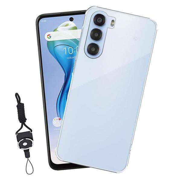 Nutmeg 対応 Nubia S 5G 用の ケース クリア 耐衝撃 透明TPU 軽薄 A403ZT 用の カバー Nubia S 5G A403ZT 用の クリア ソフトカバー ストラップホール付 高い透明度 携帯に便利 指紋防止 黄変...