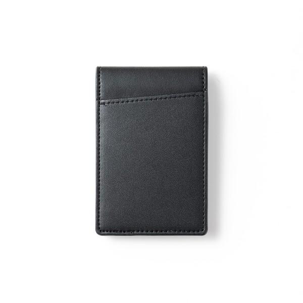 アプリス スマホ iphone カードケース strapper スキミング防止 磁気 磁気防止 防磁シート 合皮 ICカード クレジットカード ケース カードホルダー 二つ折り ５枚収納 ブラック商品コード：66080071745カラー：ブ...