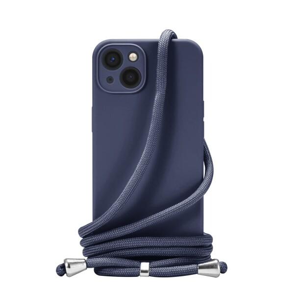 Handodo Apple iPhone 13 用 ケース iPhone 13 カバー ネック ショルダー ストラップ付き スマホ シリコン カバー 紐付き 斜めがけ 織りストラップ付き 調節可能なショルダー クロスボディ ネックレス 保護...