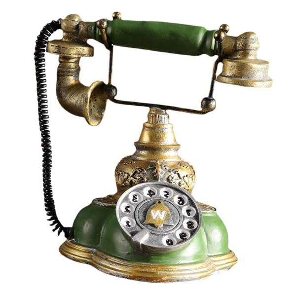HAMPPLIES 電話 レトロ 美式ヴィンテージ樹脂電話機 酒?兼用 創意家居装飾品 客??室用 19Cmサイズ商品コード：66080077514型番：8EL500713K07H000T56F1C4サイズ：19.00X18.00X15.0...