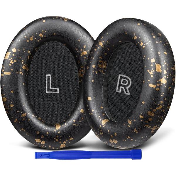 SOULWIT イヤーパッド イヤークッション for Bose QC Ultra/New QuietComfort Ultra (第2世代) Wireless 用 交換 パッド プロテインレザー イヤーカップ 高密度ノイズアイソレーション...