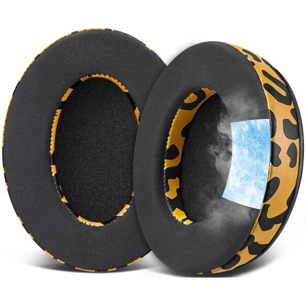 SOULWIT 冷却ジェル パッド イヤーパッド for HyperX Cloud 1/2/3/Pro/Core/Alpha/Alpha S/Alpha Pro/Flight/Flight S/Stinger/Stinger S, Clou...
