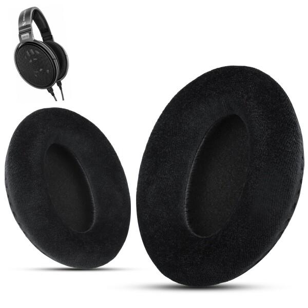 Krone Kalpasmos ゼンハイザー交換用イヤーパッド ? HD 650、HD600、HD580、HD660S、HD565、HD545ヘッドフォンに対応 ? Sennheiser HD 650用メモリーフォームクッション ? ブラッ...