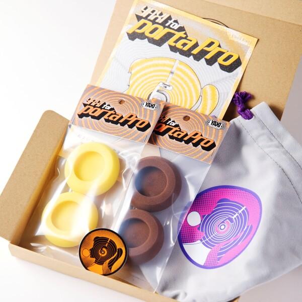 YAXI EARPADS for Koss PORTAPRO 2Pairs+Pouch ((Yellow+Brown)+Pouch)商品コード：66080078281型番：(Yellow+Brown)+Pouchカラー：イエロー、ブラウン。...