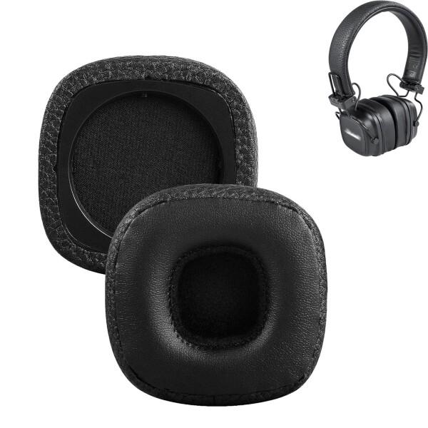 イヤーパッド For Marshal Major III Wired/Major III Bluetooth Wireless/Major IV/MID ANC に対応 交換 用 ヘッドホンパッド 防止音漏れ防止 1組  なんしつ 高密度フ...