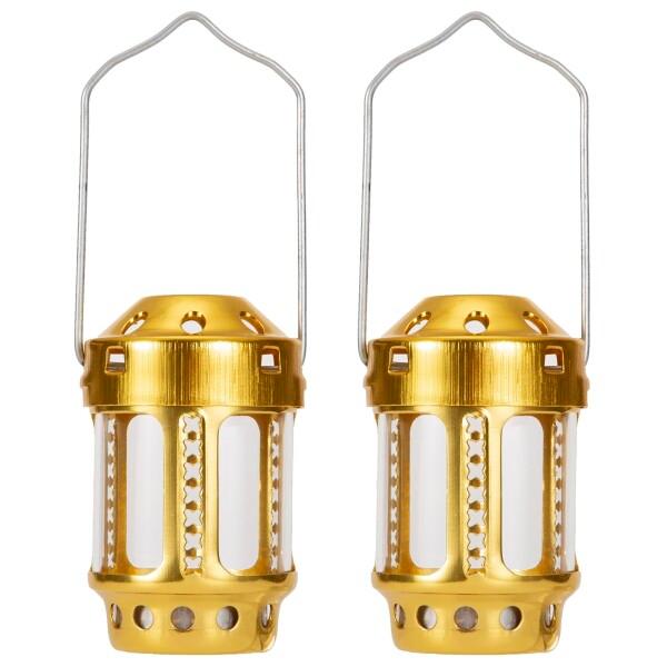 fangzi キャンドルランタン、ポータブルキャンドルランタン夜釣りぶら下げ屋外キャンプアルミ合金キャンドルランプ商品コード：66080125231型番：LRJPPYY-Y27407G-2サイズ：2PCSカラー：ゴールドキャンドルランタンは...