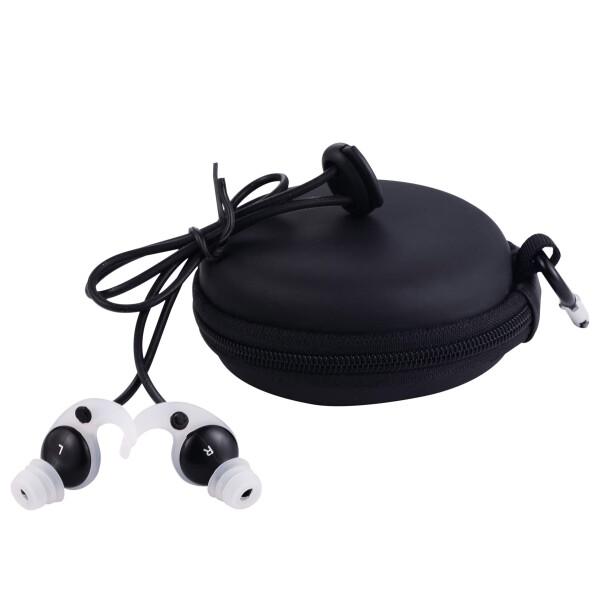 Jodensilk サーフィン用 耳栓 - 水泳・ダイビング・シュノーケリング用 紛失防止コード付き ブラック商品コード：66080147547【水を遮断し、音を通す】Jodensilkは、サーフィンや水泳中に水が耳に入るのを防ぎます。防水...