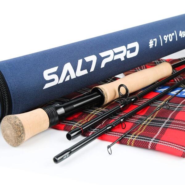 Maxcatch Saltpro 海釣りフライロッド 海水8/9/10wt 9ft ソルトウォーター用 釣り竿 (4ピース, シーブルー（7wt 9ft ）)商品コード：66080543323サイズ：4ピースカラー：シーブルー（7wt 9f...