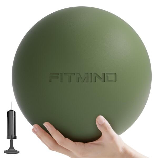 FITMIND ステキティスボール ピラティスボール 20cm ぎむにく エクササイズボール 玉 ヨガボール 小さい ストレッチ リハビリ ギムニック (濃緑)商品コード：66080560161サイズ：20cmカラー：ダークグリーン【高級マ...