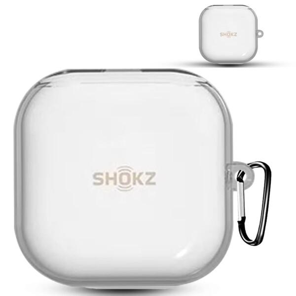 CIOODDW openfit 2 ケース 対応 shokz openfit2 TPU透明 カバー用 全面保護 充電 LEDライトが見える 耐衝撃 キズ防止 防水 防塵 紛失防止 おしゃれ ワイヤレス充電対応 ケース(クリア)商品コード：6...